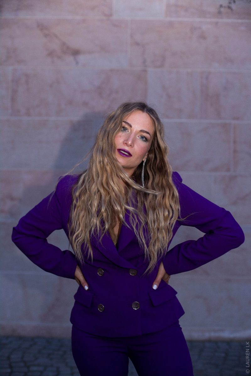 Mon smoking ultra violet - La Minute Fashion