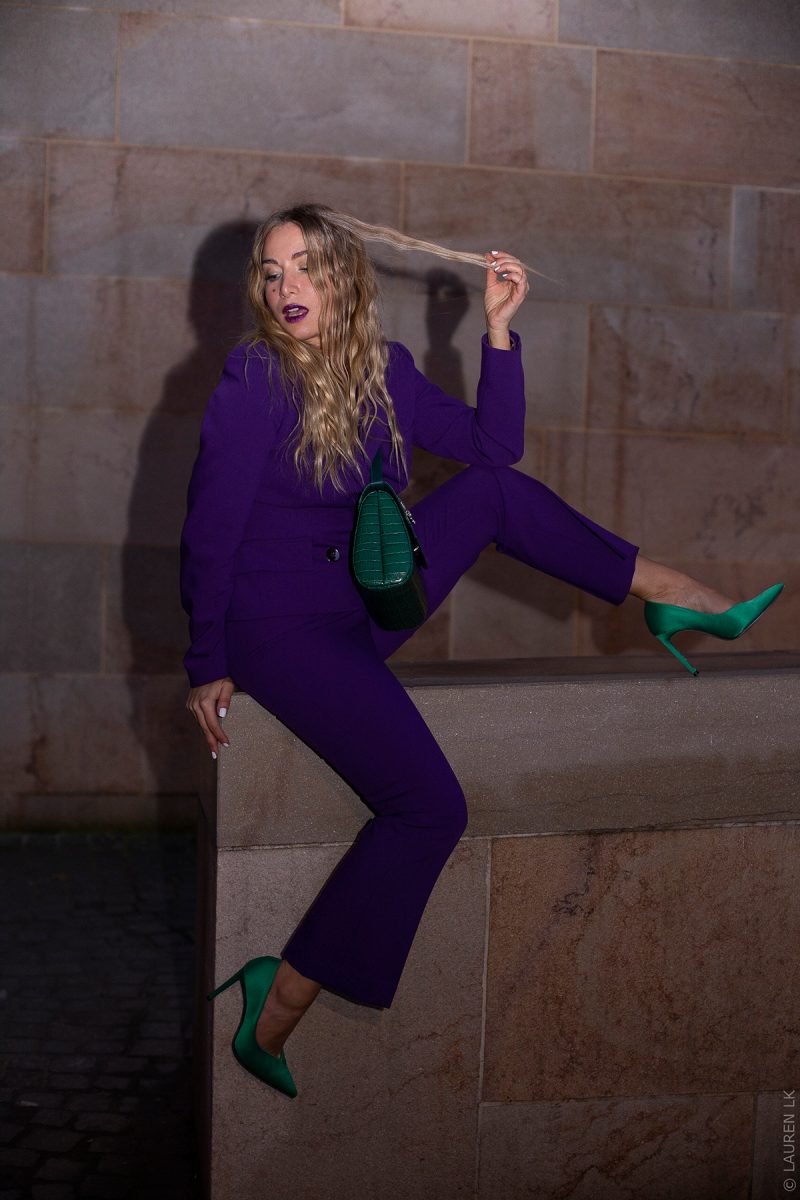 Mon smoking ultra violet - La Minute Fashion
