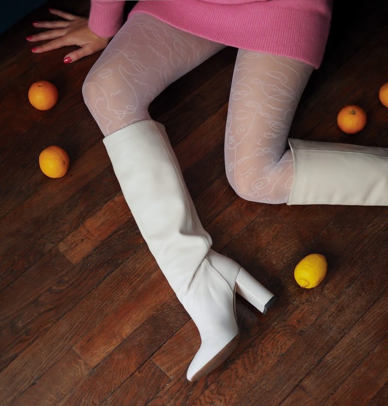 Belle en collant ! 3 idées look avec des collants fantaisie - La Minute ...