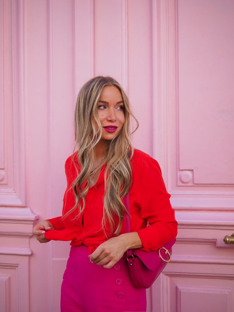 Comment porter le rose & le rouge ? - La Minute Fashion