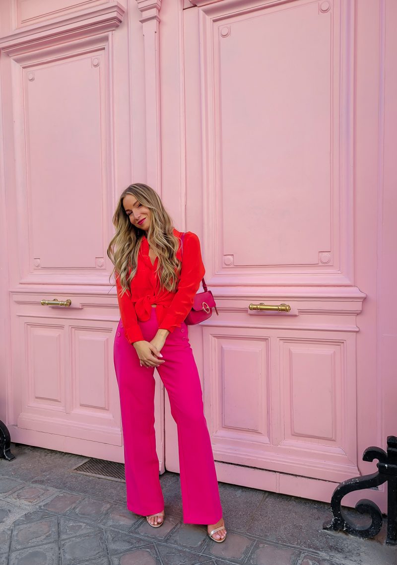 Comment porter le rose & le rouge ? - La Minute Fashion
