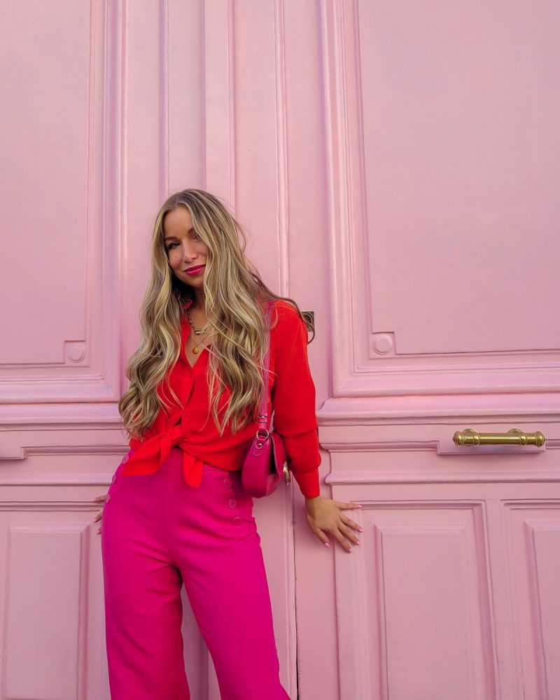 Comment porter le rose & le rouge ? - La Minute Fashion